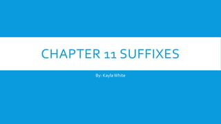 Chapter 11 | PPT