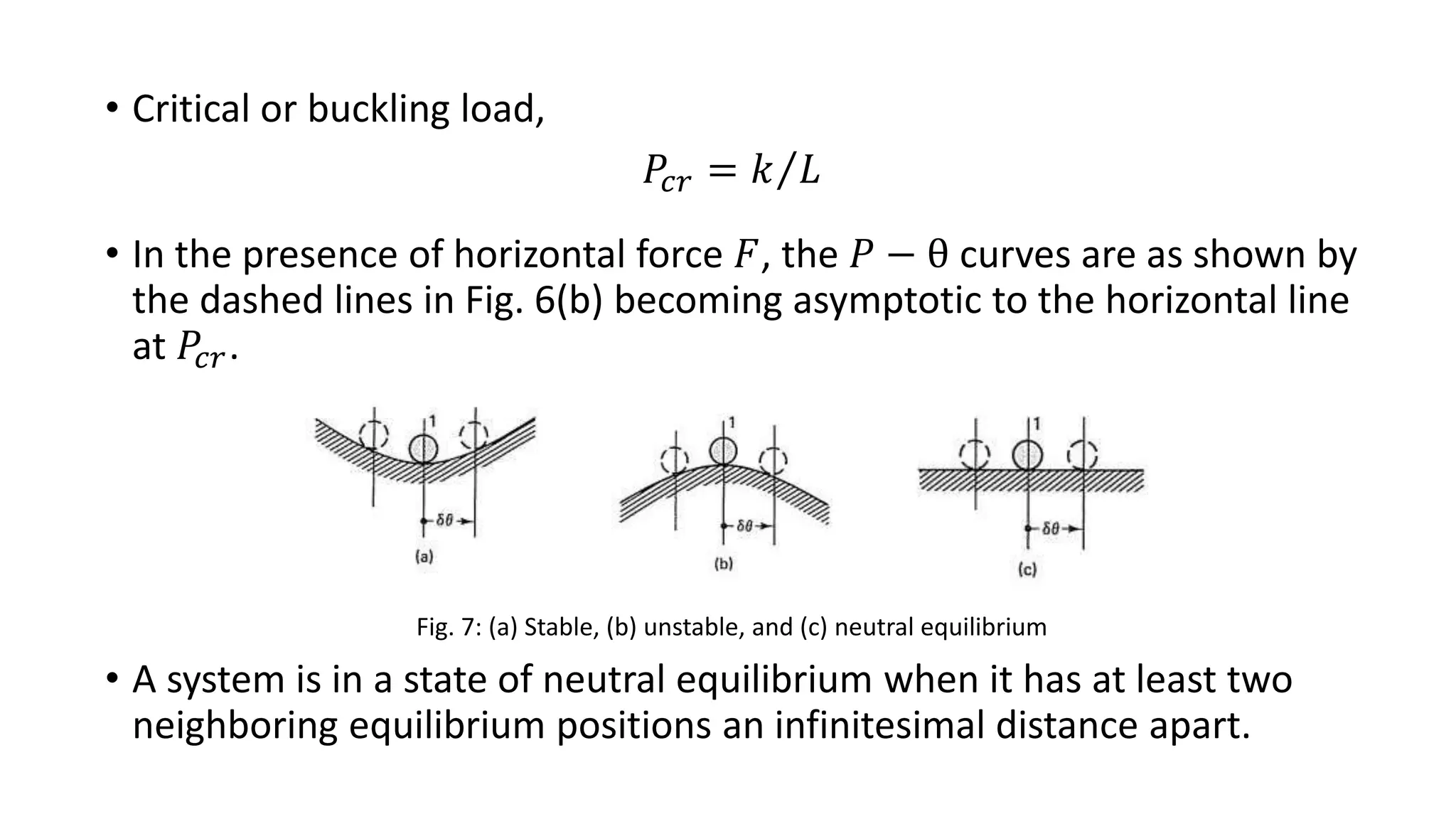 Chapter 11: Stability of Equilibrium: Columns | PPTX