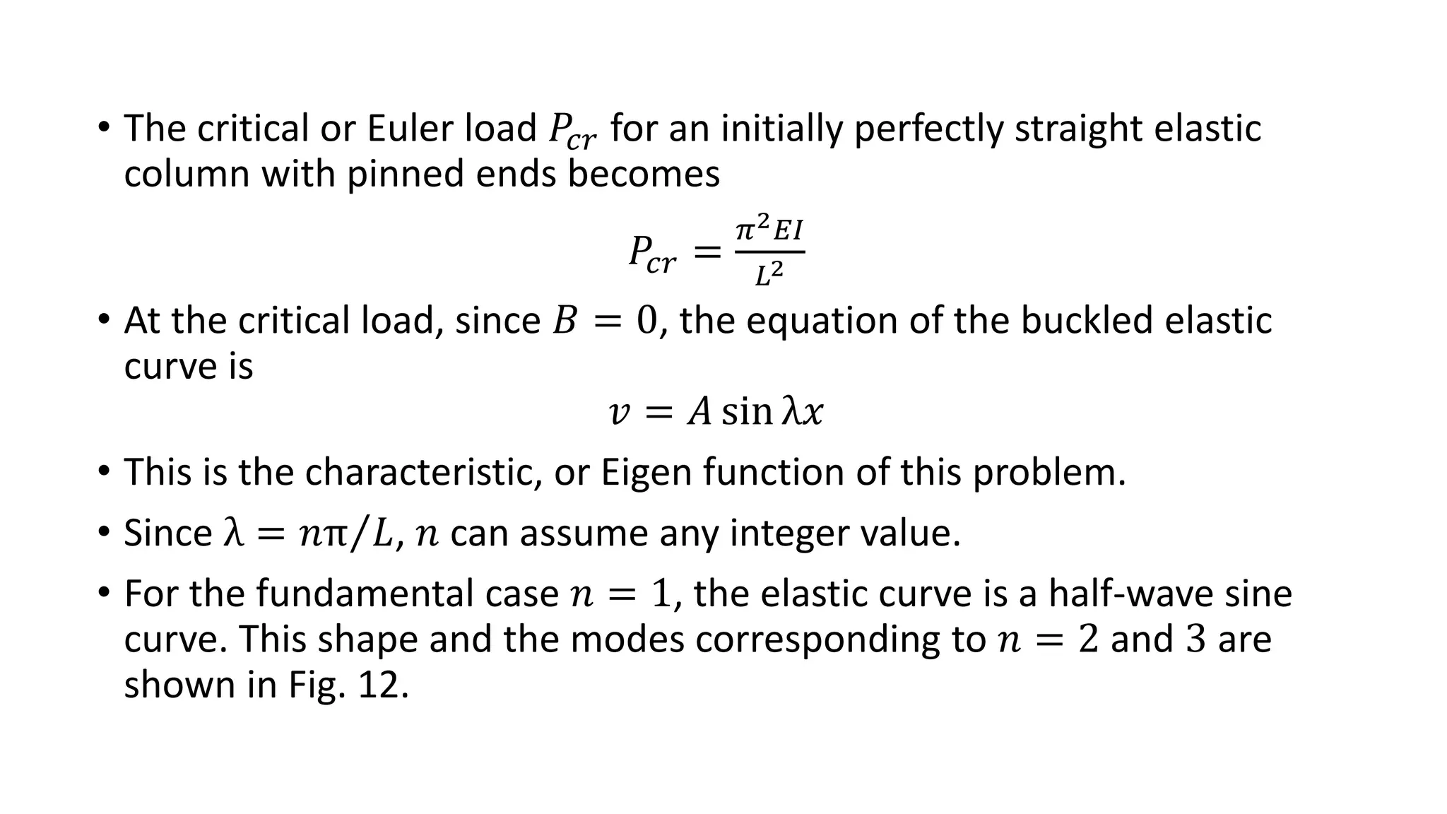 Chapter 11: Stability of Equilibrium: Columns | PPTX