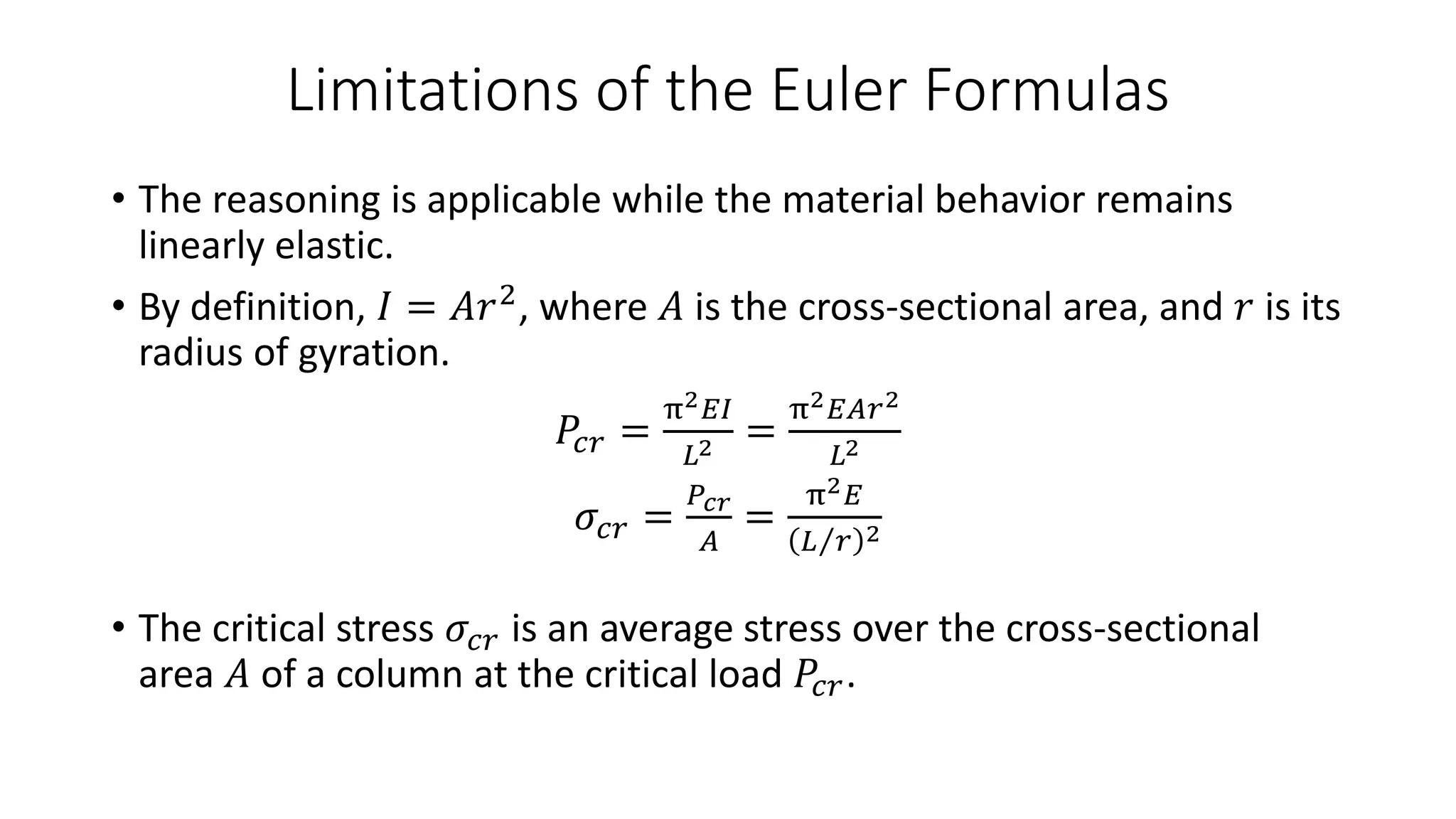 Chapter 11: Stability of Equilibrium: Columns | PPTX