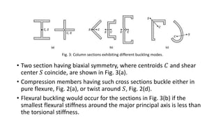 Chapter 11: Stability of Equilibrium: Columns | PPTX