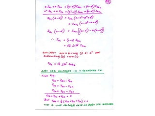 Symmetrical Components and Sequence Networks | PPT