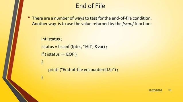 File Management in C | PPTX