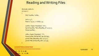 File Management in C | PPTX