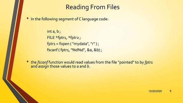 File Management in C | PPTX