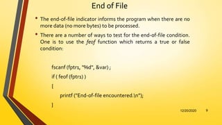 File Management in C | PPTX