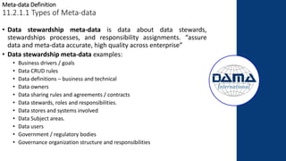 Chapter 11: Meta-data Management | PPT