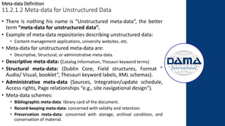 Chapter 11: Meta-data Management | PPT