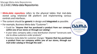 Chapter 11: Meta-data Management | PPT