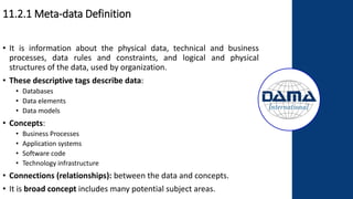 Chapter 11: Meta-data Management | PPT