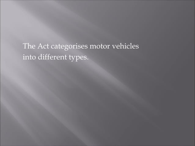 Motor Vehicle Act | PDF