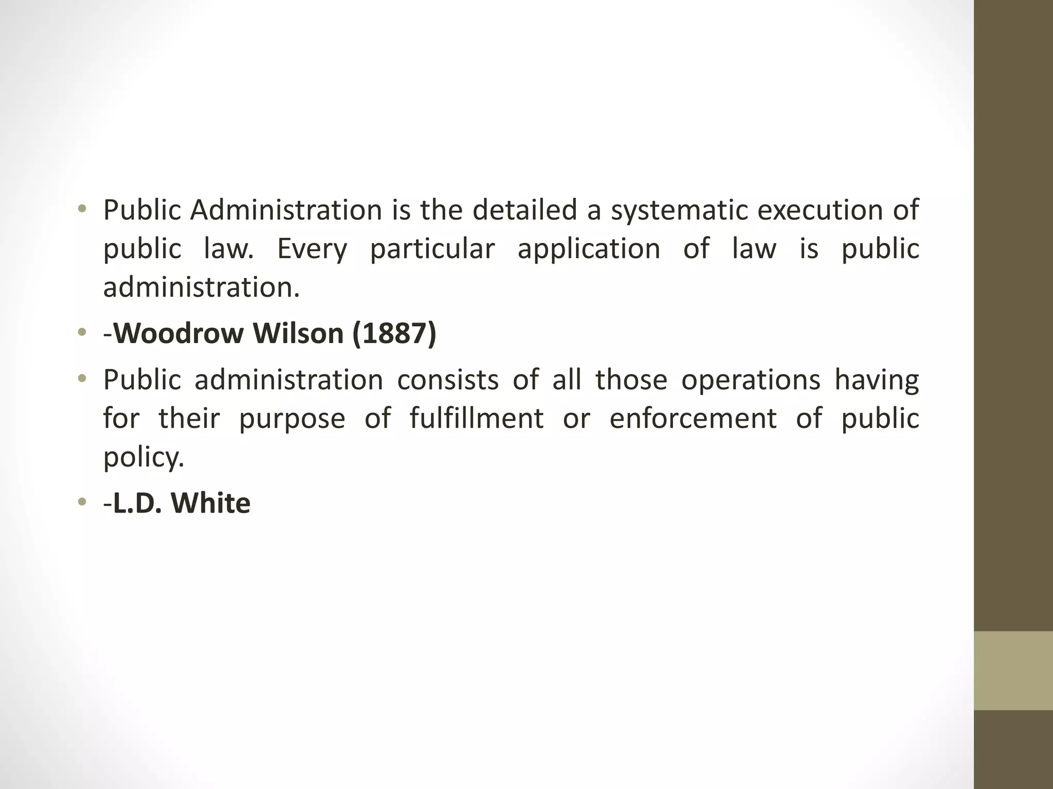 Introduction to Public Administration | PPTX