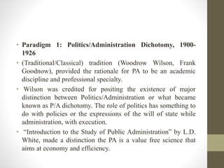 Introduction to Public Administration | PPTX