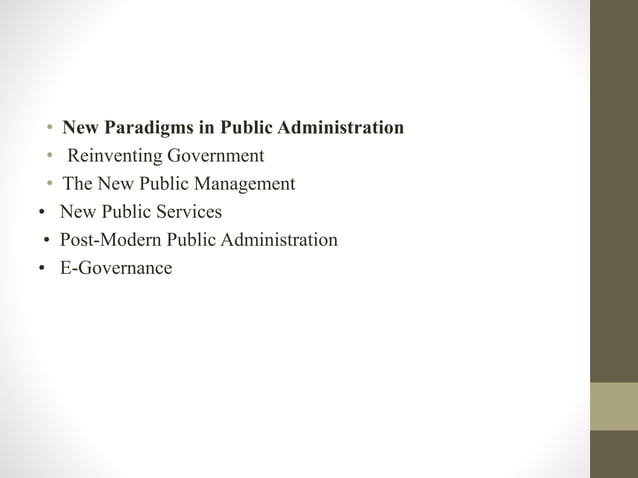 Introduction to Public Administration | PPTX