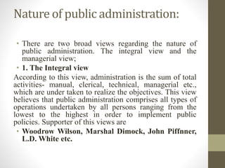 Introduction to Public Administration | PPTX