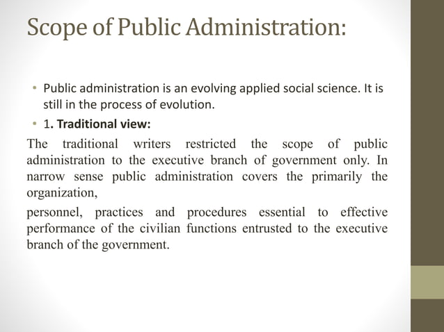 Introduction to Public Administration | PPTX