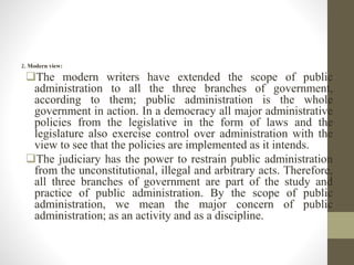 Introduction to Public Administration | PPTX