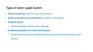 water supply and sanitary installation for building | PPTX | Chemistry ...