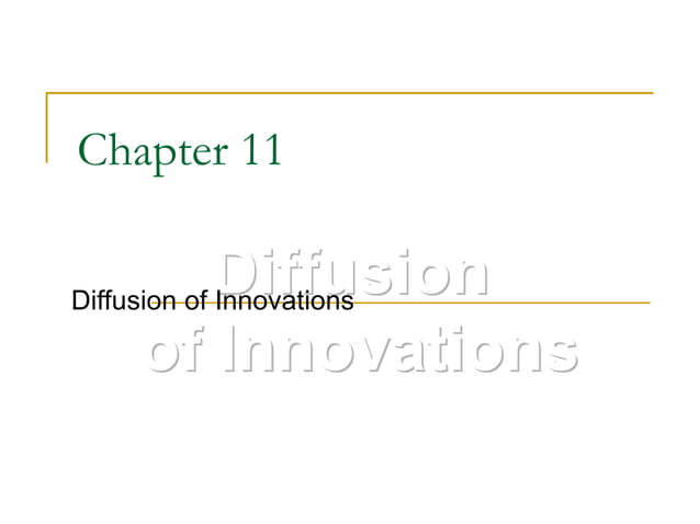 Chapter11.ppt pdf innovation and diffusion | PPT | Internet for Beginners | Internet