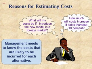 Chapter 11 .ppt cost estimate and high low method to second year of ...