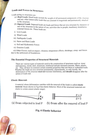 chapter 1 structural analysis course for | PDF