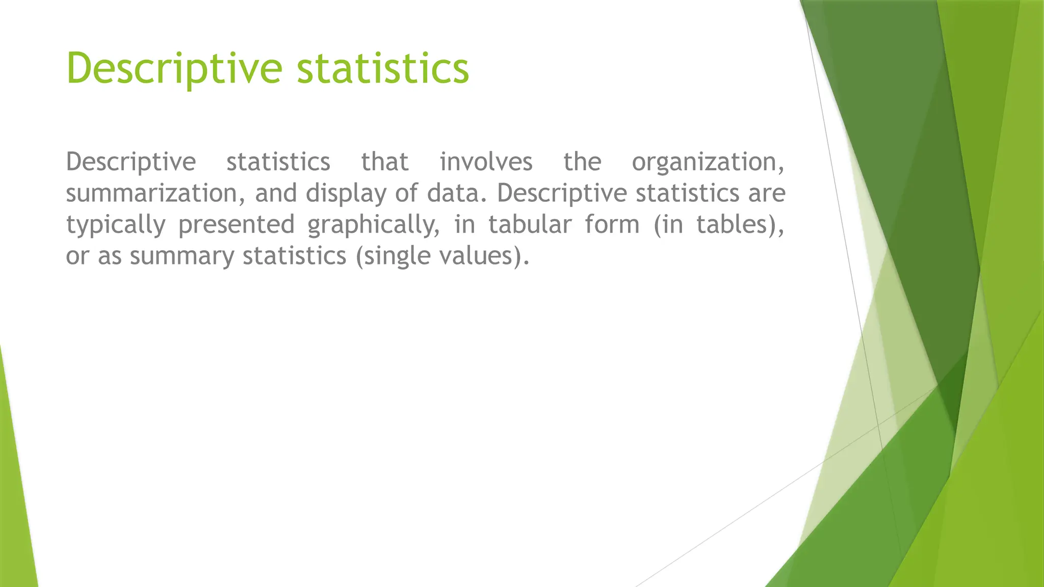 Probability Chapter 1 (Introduction to Statistics) | PPT