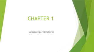 Probability Chapter 1 (Introduction to Statistics) | PPT