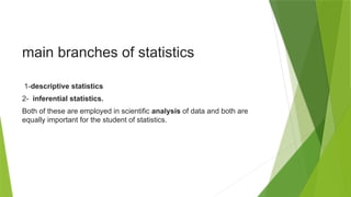 Probability Chapter 1 (Introduction to Statistics) | PPT