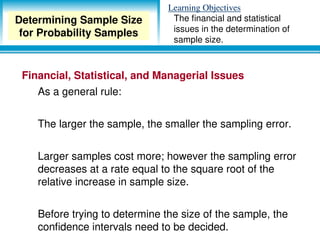 Marketing Research chapter11 Sample Size.ppt