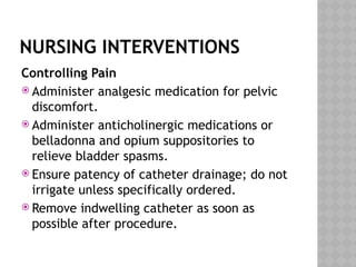 chapter 11.neurogenic bladder nursing care pptx | PPTX