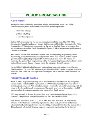 C11 - Broadcast Television | PDF