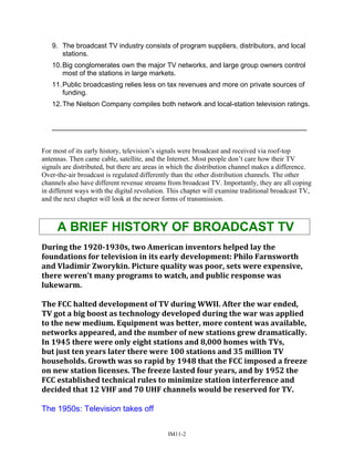 C11 - Broadcast Television | PDF