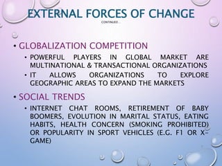 Chapter 11 - CHANGE PROCESS (2).ppt | Business | Business and Finance