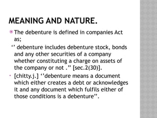 Chapter 11- Debenturess and Charges.pptx