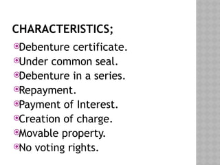 Chapter 11- Debenturess and Charges.pptx