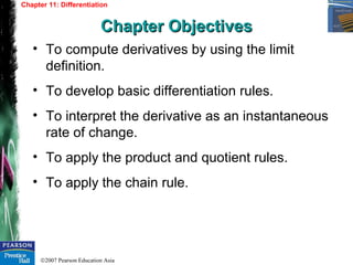 Chapter 11 - Differentiation | PPT