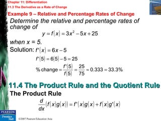 Chapter 11 - Differentiation | PPT