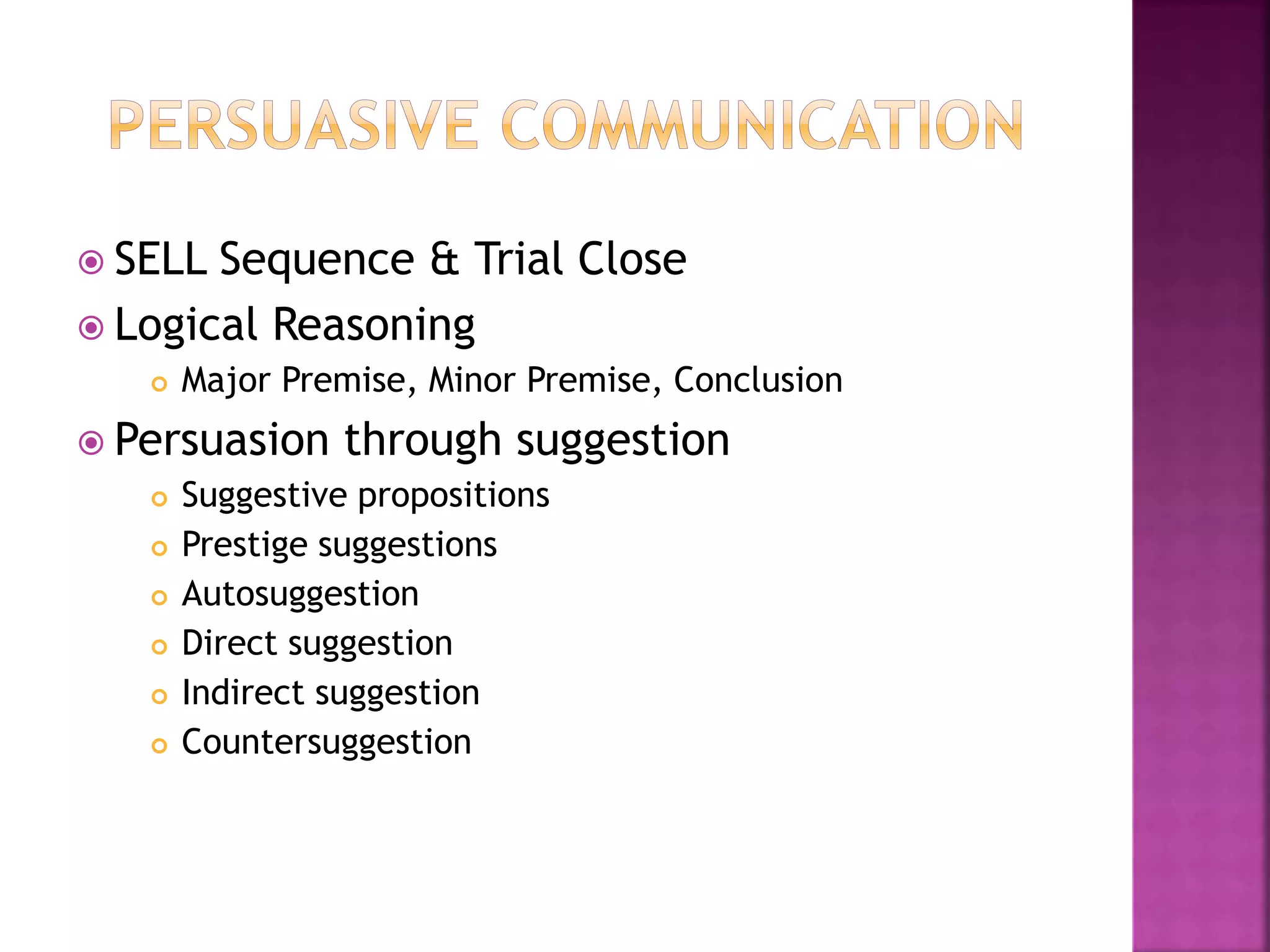 Elements of a Great Sales Presentation | PPTX