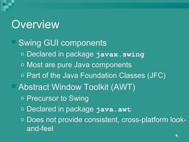 Chapter11 graphical components | PPT | Operating Systems | Computer Software and Applications