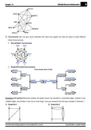 Discrete-Chapter 11 Graphs Part I | PDF | Computer Networking | Computing