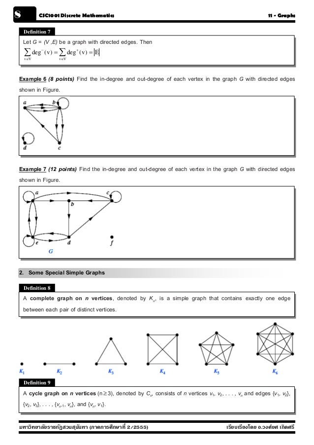 Discrete-Chapter 11 Graphs Part II