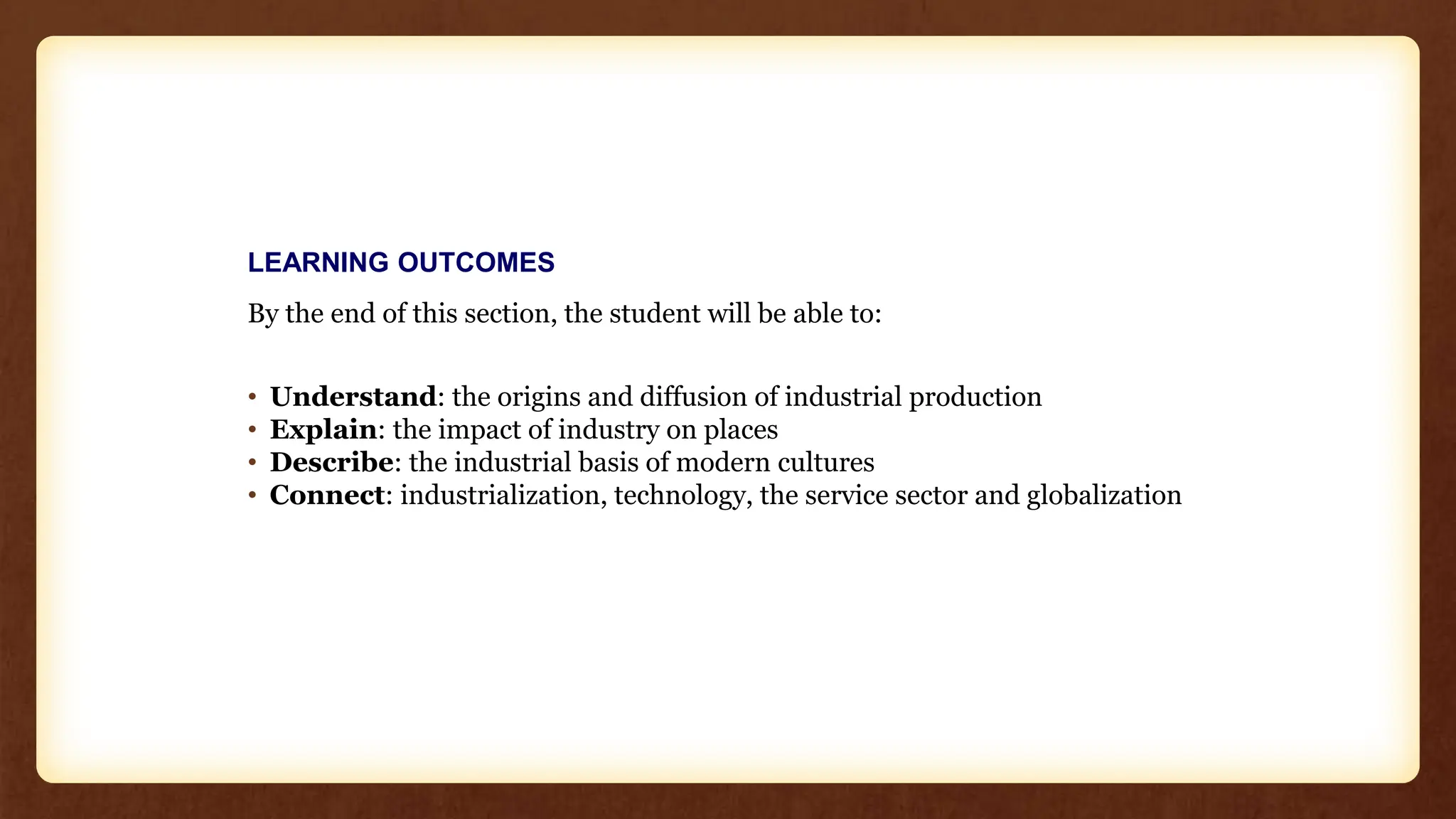 The Fundamentals of Industrial Geography | PPTX