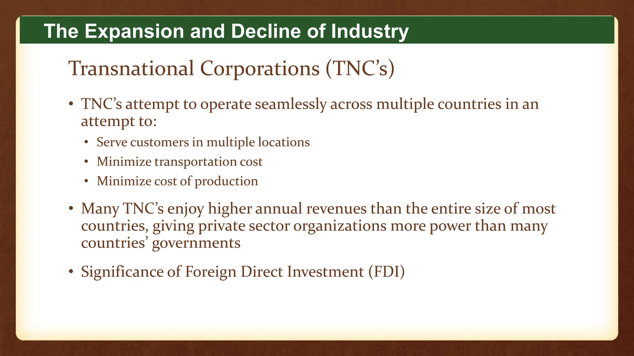 The Fundamentals of Industrial Geography | PPTX