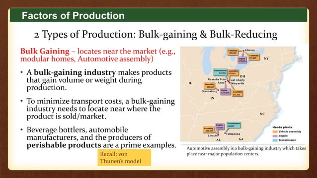 The Fundamentals of Industrial Geography | PPTX