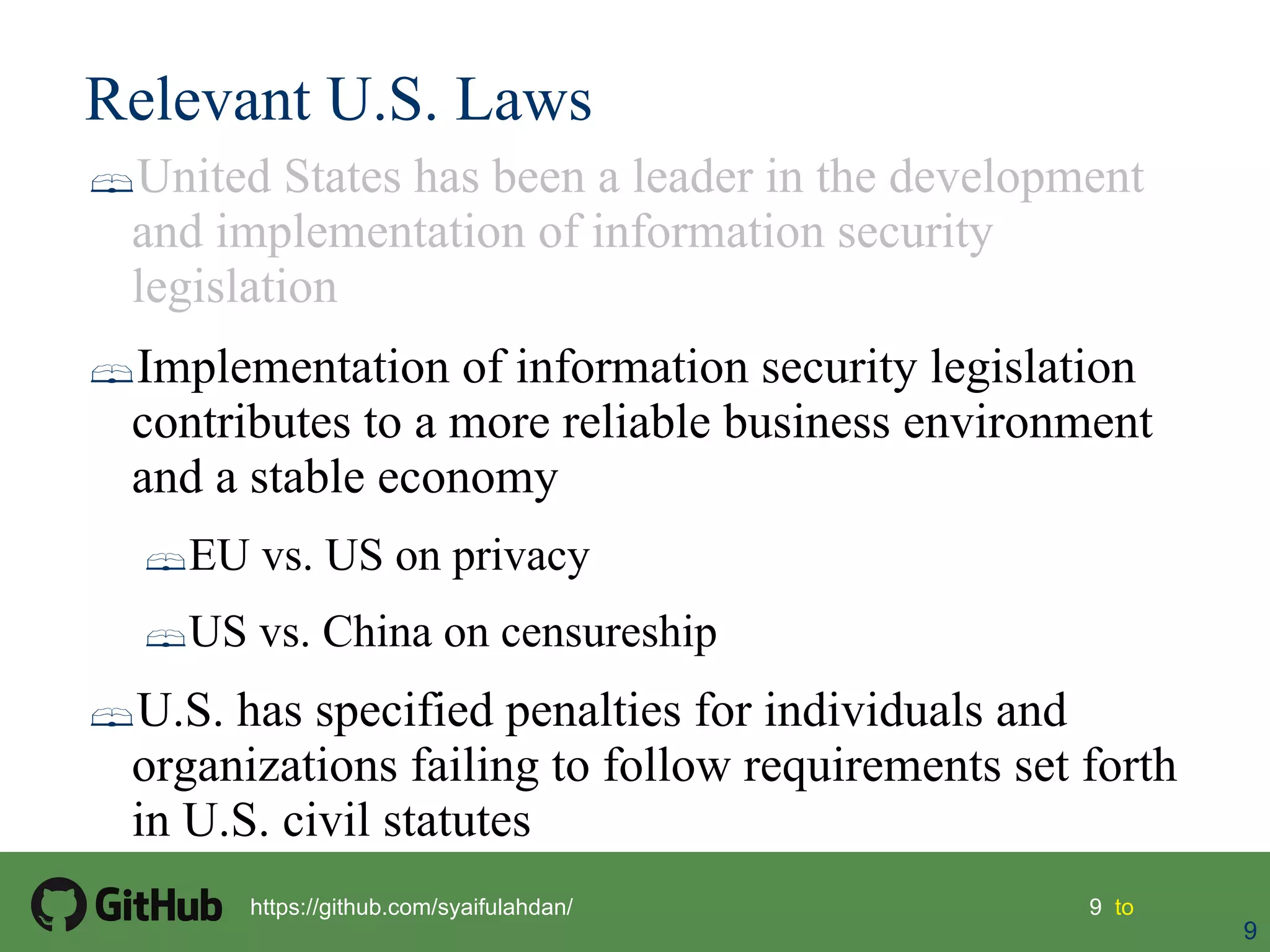 Chapter 11 laws and ethic information security | PDF