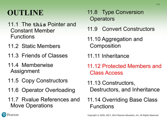 C++ Chapter 11 OOP - Part 7 | PPT