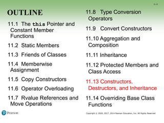 C++ Chapter 11 OOP - Part 7 | PPT