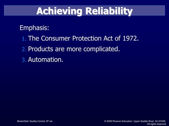 Chapter 11- Reliability.ppt | Technology & Computing
