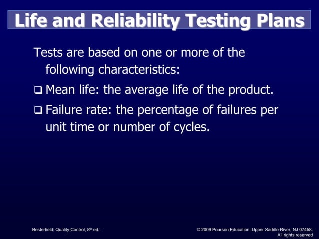 Chapter 11- Reliability.ppt | Technology & Computing