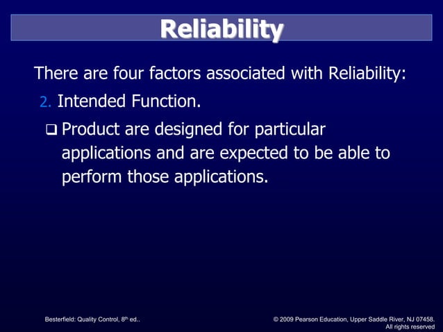 Chapter 11- Reliability.ppt | Technology & Computing
